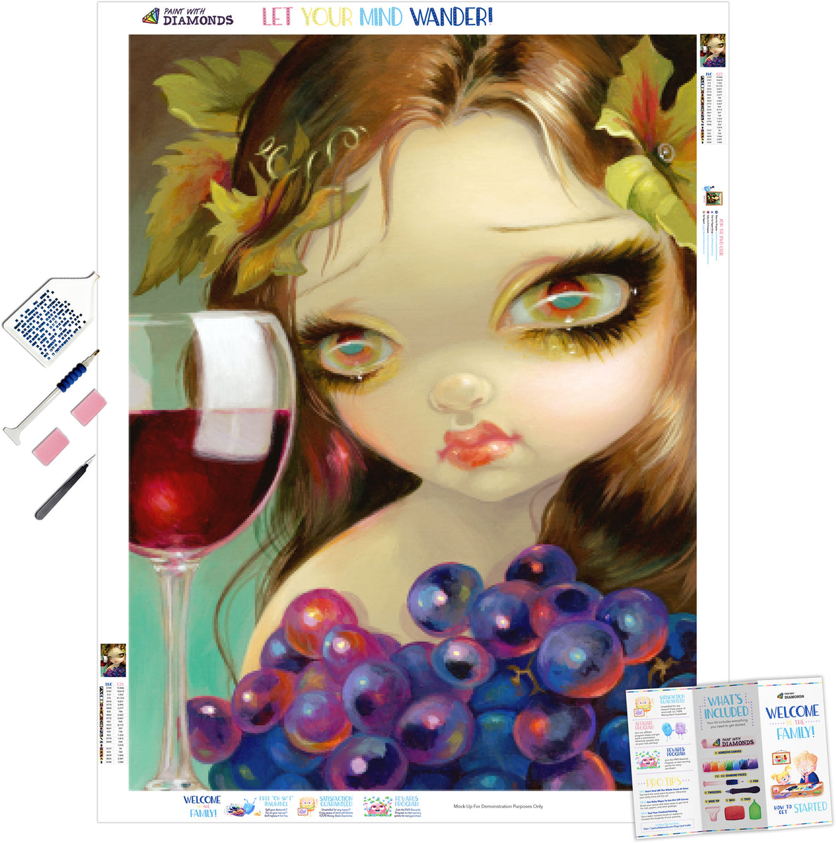 Spirits Of The Vine Merlot – Paint With Diamonds