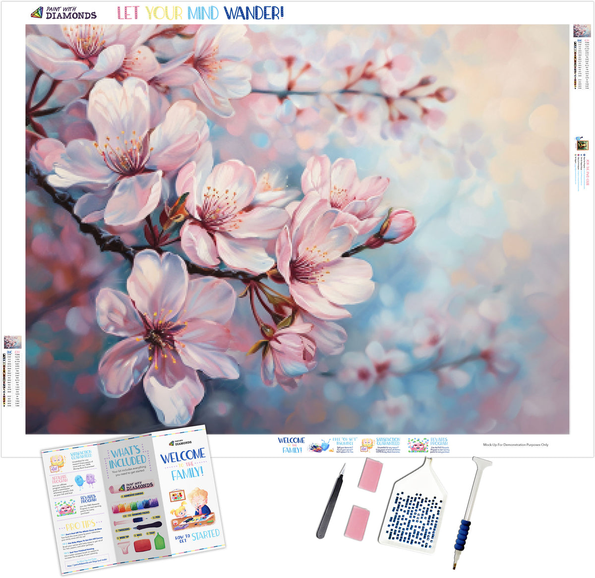 Spring Blossoms Official Diamond Painting Kit | Diamond Art | Paint ...
