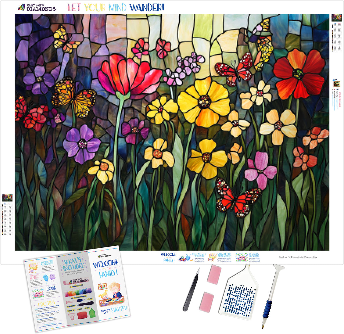 Spring Meadow Symphony Official Diamond Painting Kit | Diamond Art ...
