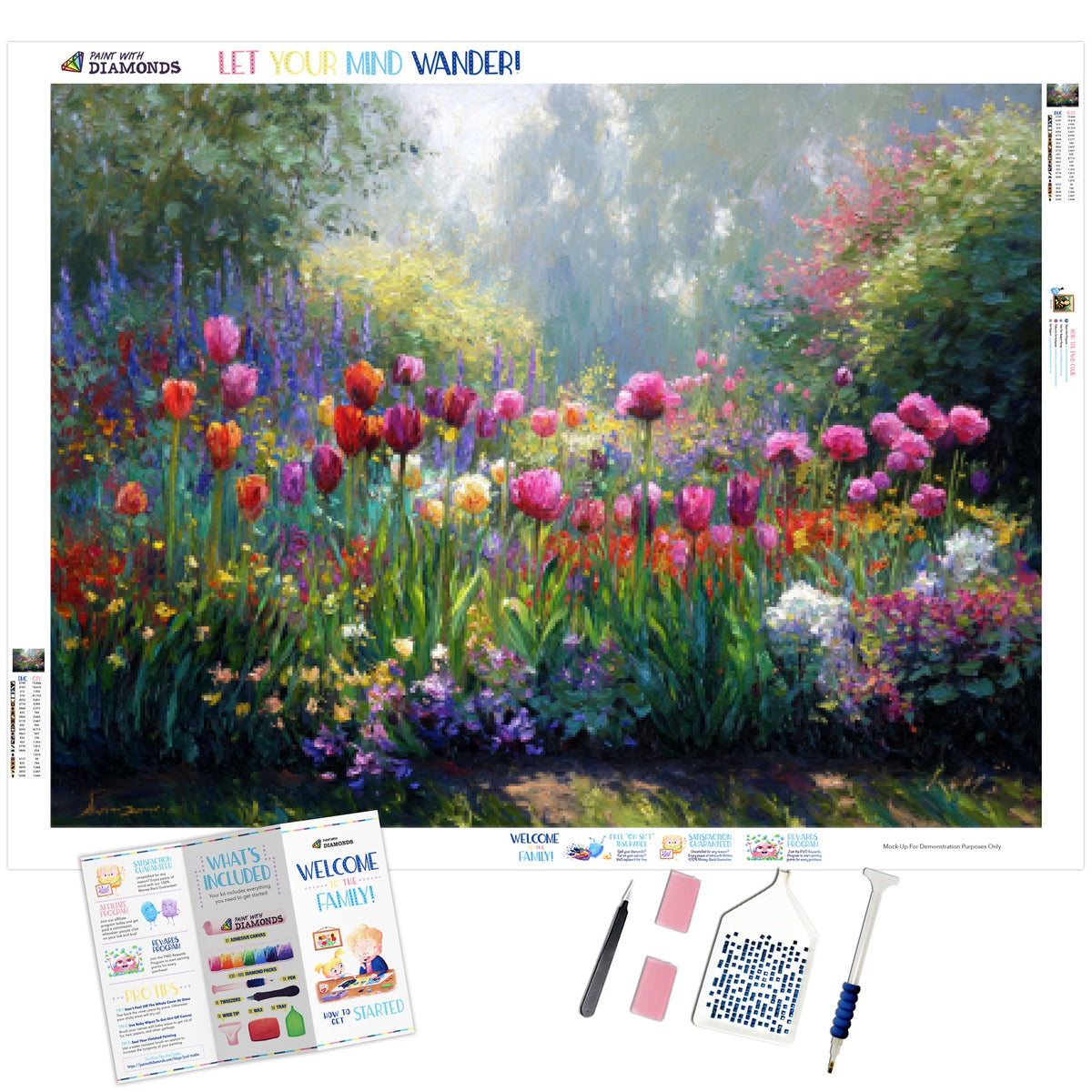 Spring Garden Afternoon Diamond Painting - Full Drill Kit | Paint With ...