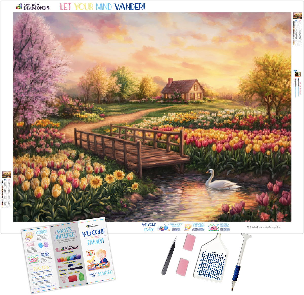 Springtime Dreams Official Diamond Painting Kit | Diamond Art | Paint ...