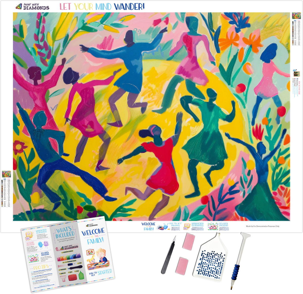 Springtime Dance by Matisse Official Diamond Painting Kit | Diamond Art ...