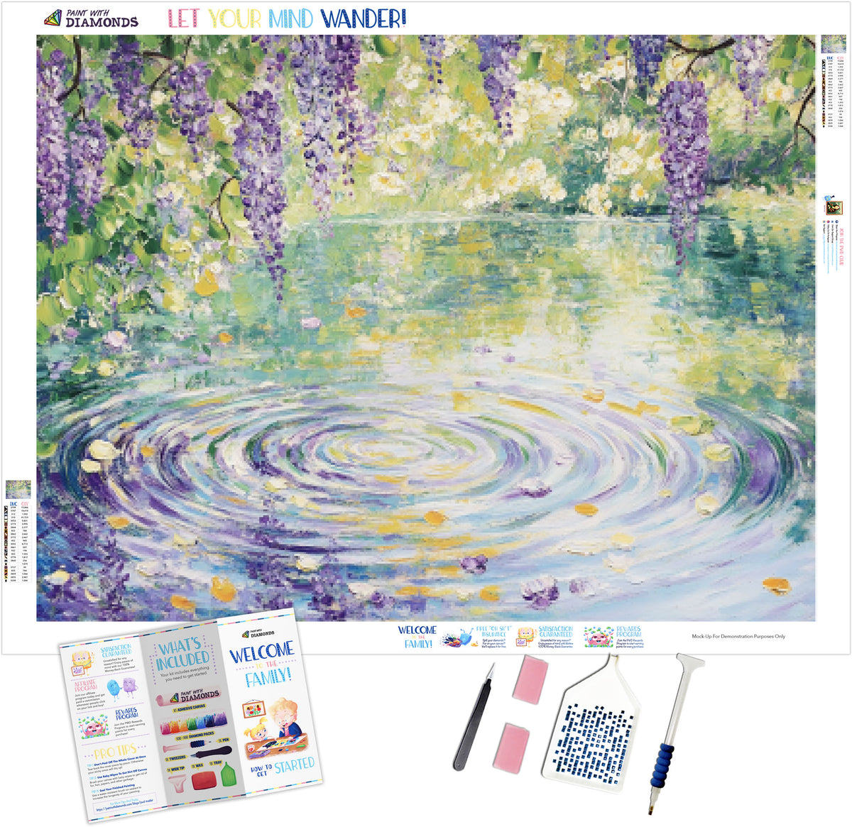 Springtime Serenity by the River Official Diamond Painting Kit ...
