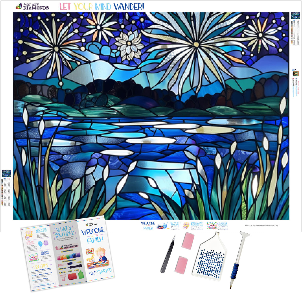 River Stained Glass Patterns