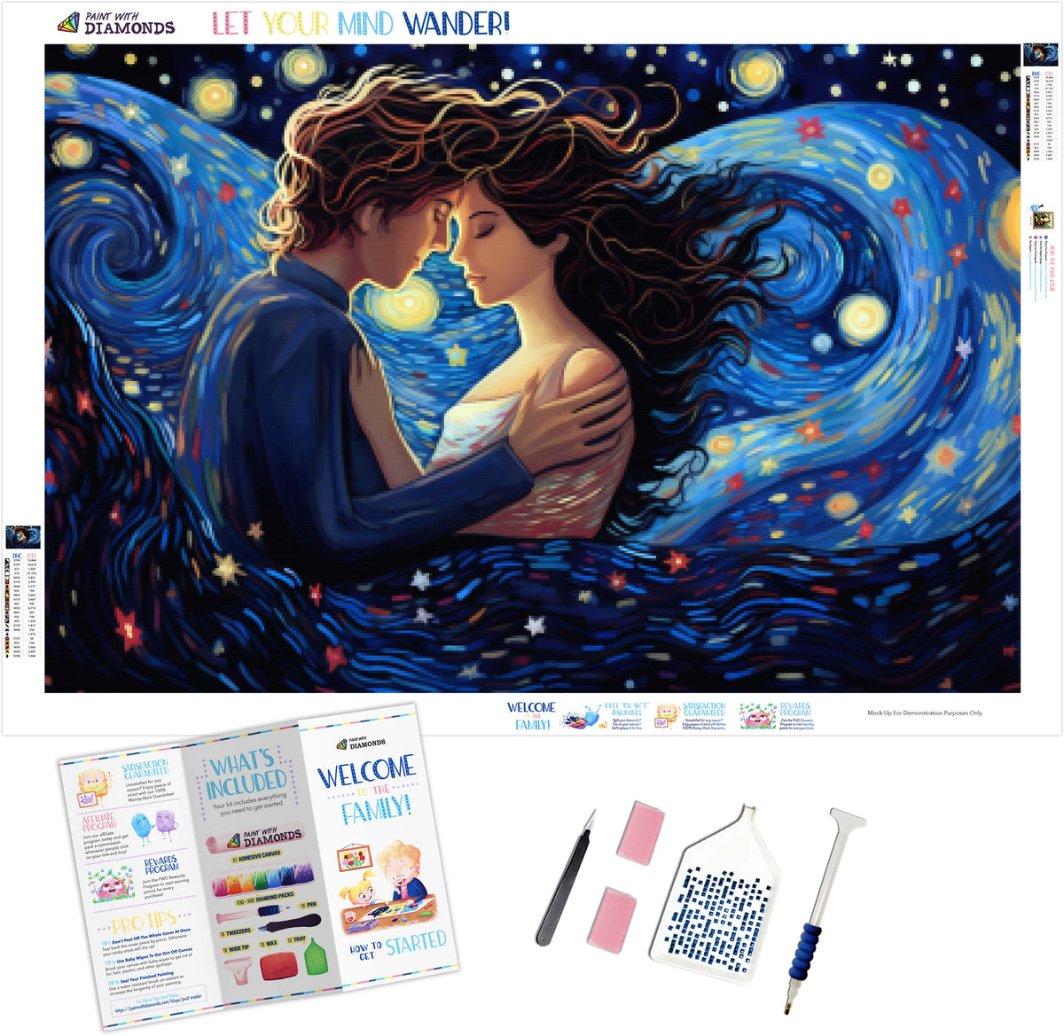 Star-Crossed Passionate Lovers Diamond Painting Kit Paint With – Paint ...