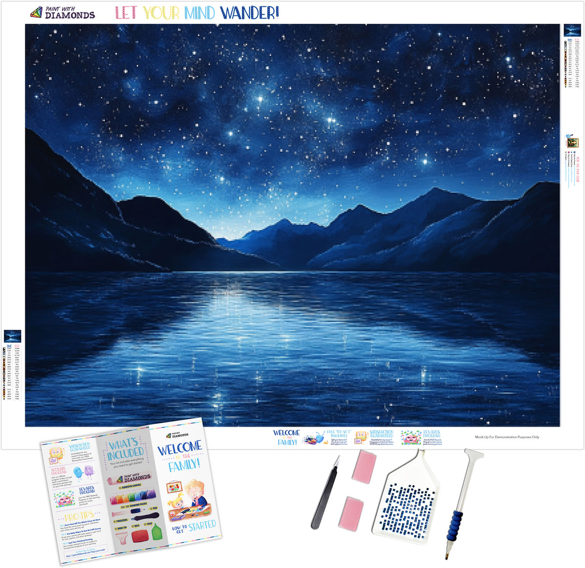 Starlight Over Sapphire Bay Official Diamond Painting Kit | Diamond ...