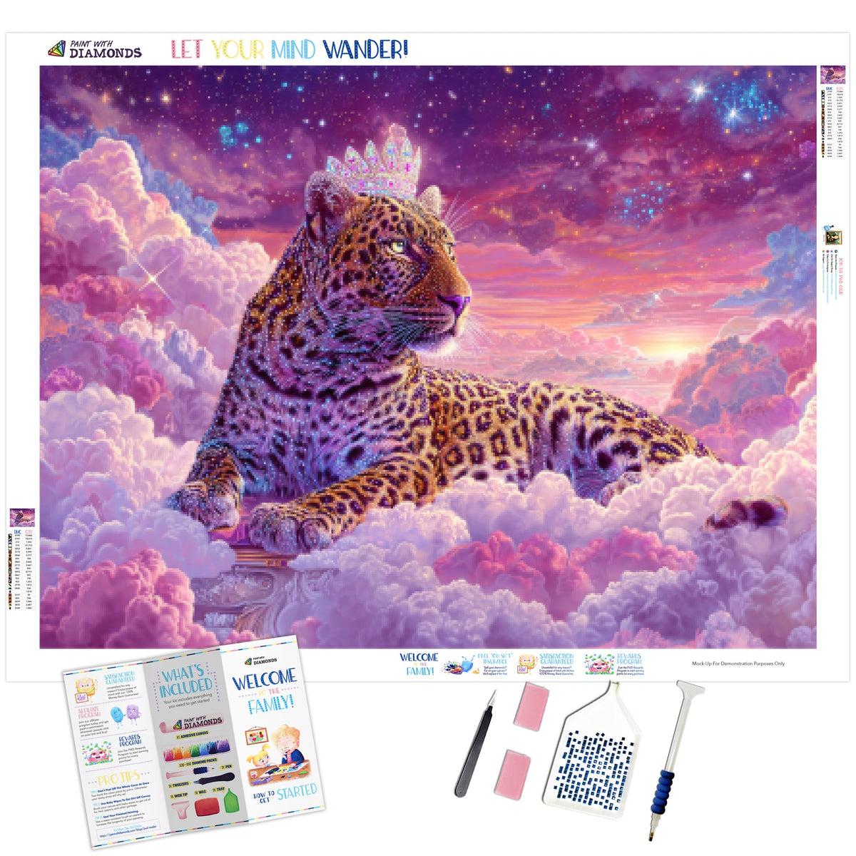Starlight Leopard Queen Diamond Painting - Full Drill Kit | Paint With ...