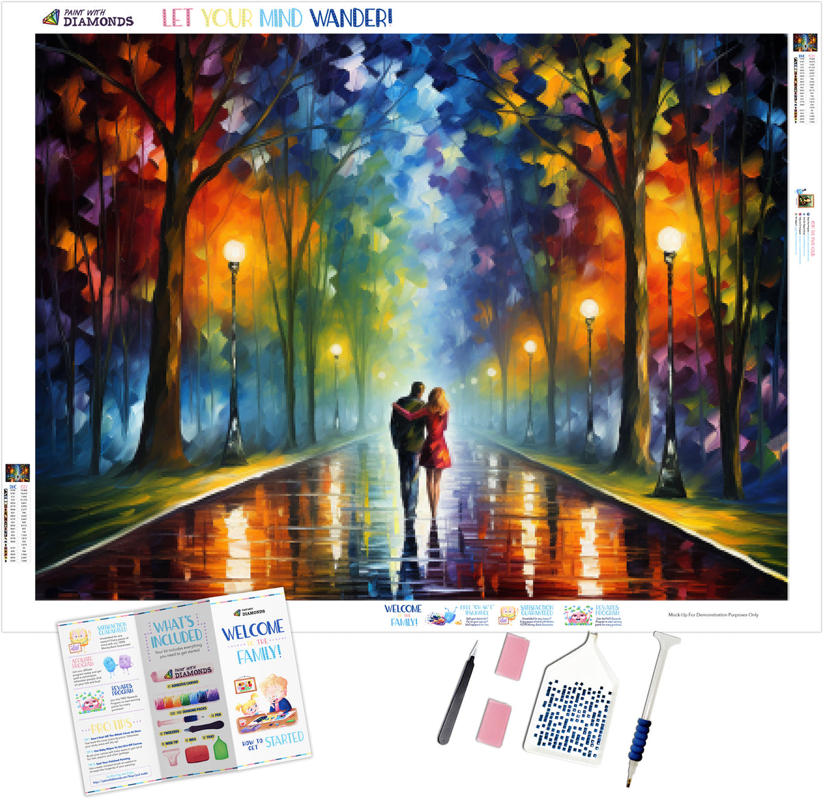 Starry Night Promenade Official Diamond Painting Kit | Diamond Art ...