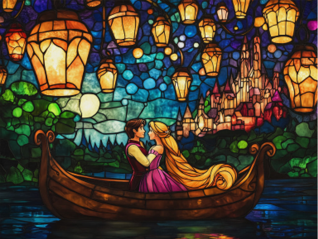Tangled Lanterns Official Diamond Painting Kit | Diamond Art | Paint ...
