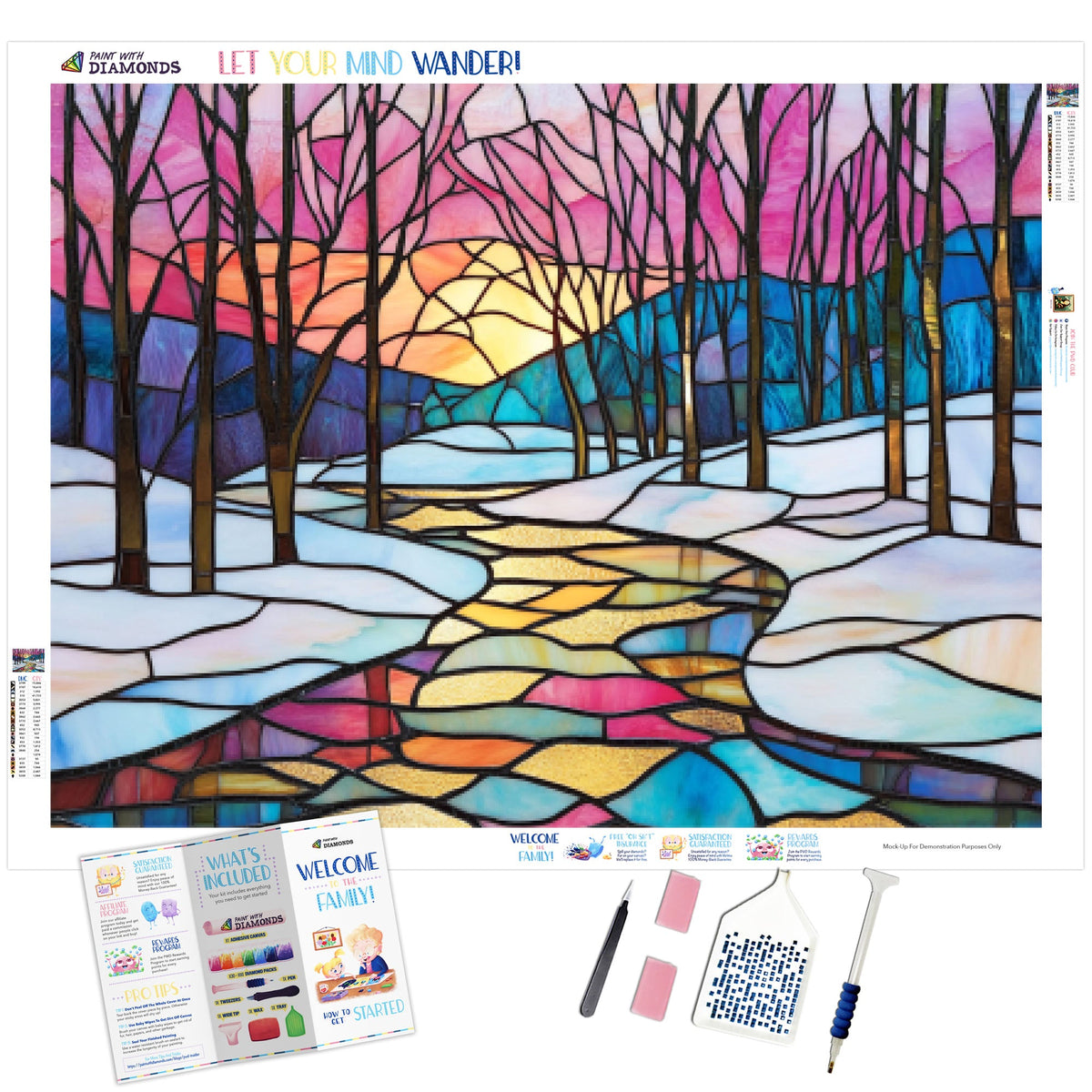 Thawing River Reflections Diamond Painting - Full Drill Kit | Paint ...