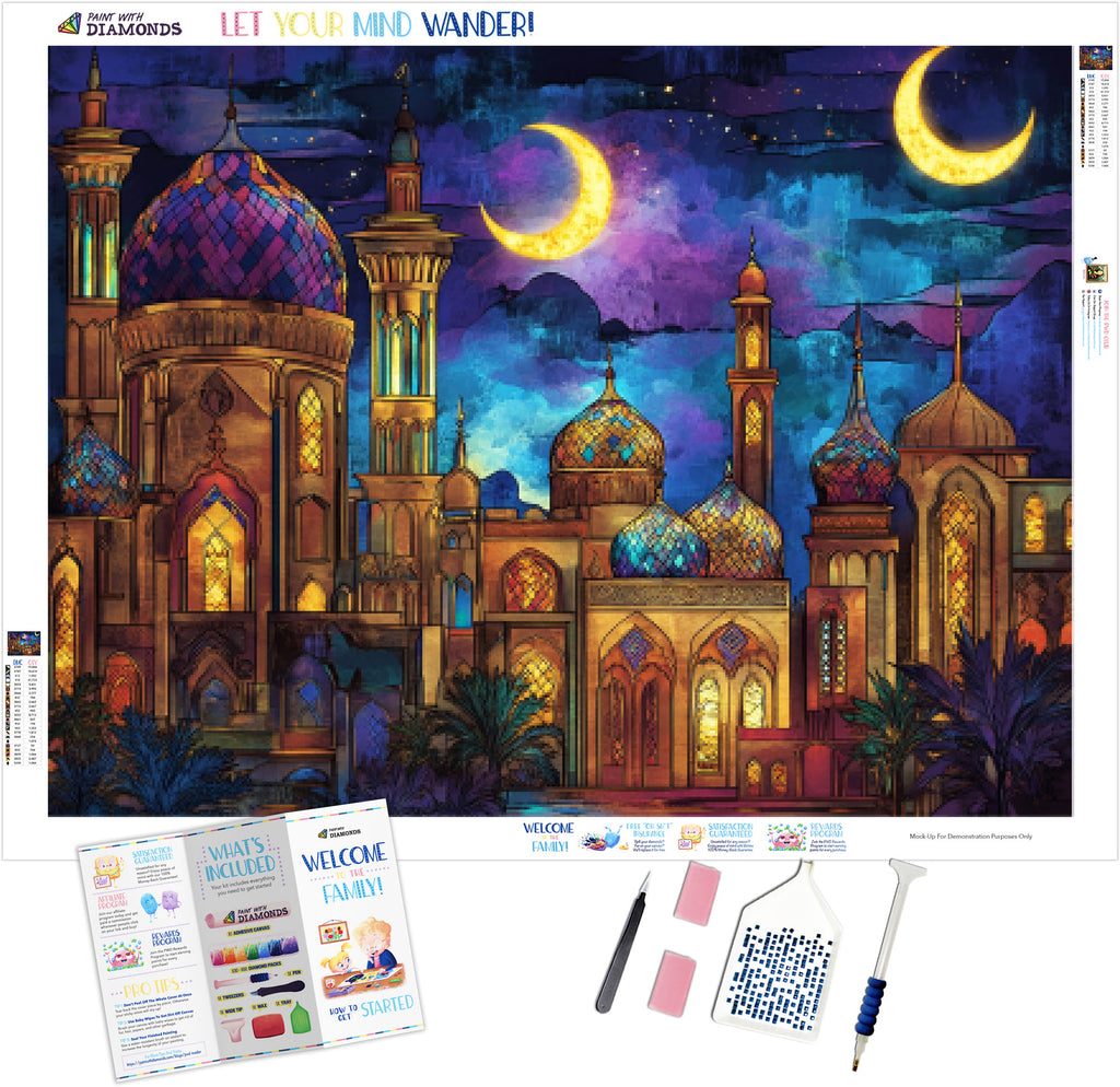The Arabian Nightscape Official Diamond Painting Kit | Diamond Art ...
