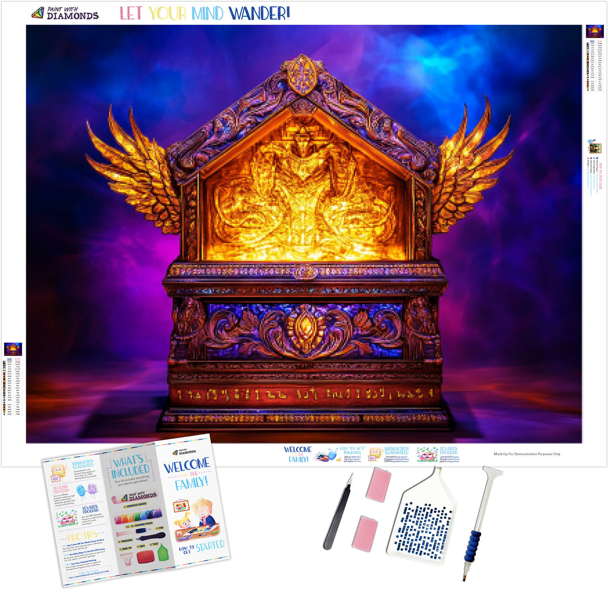 The Ark of the Covenant Official Diamond Painting Kit | Diamond Art ...