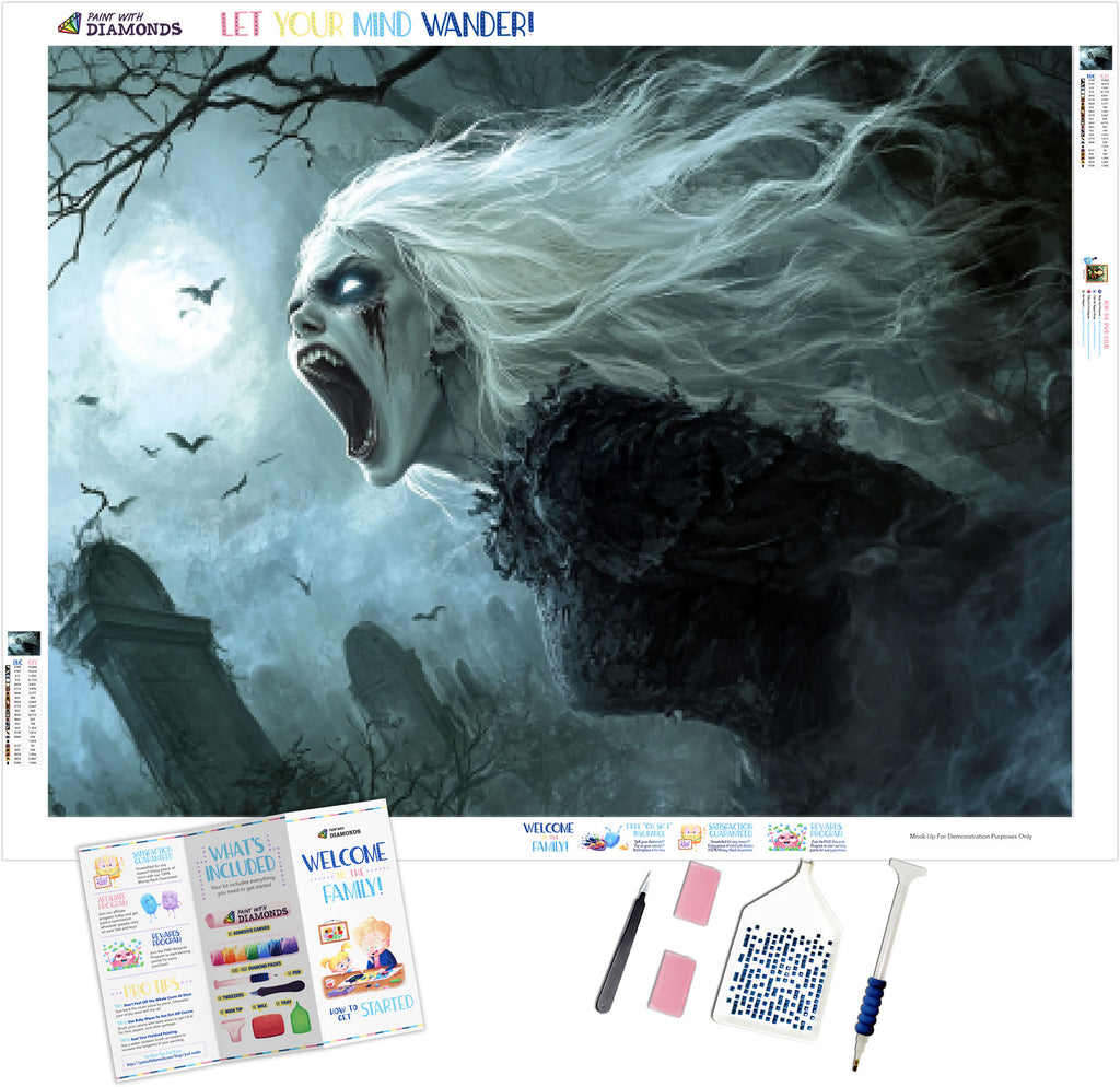 The Banshee’s Wail Official Diamond Painting Kit | Diamond Art | Paint ...