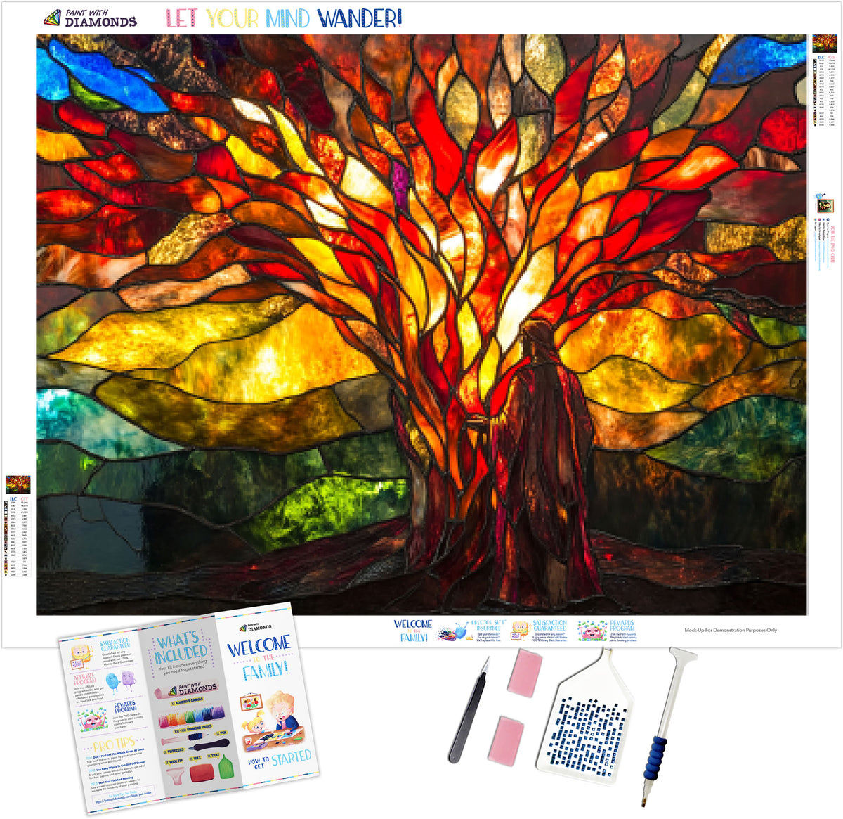 The Burning Bush Moses Official Diamond Painting Kit | Diamond Art ...
