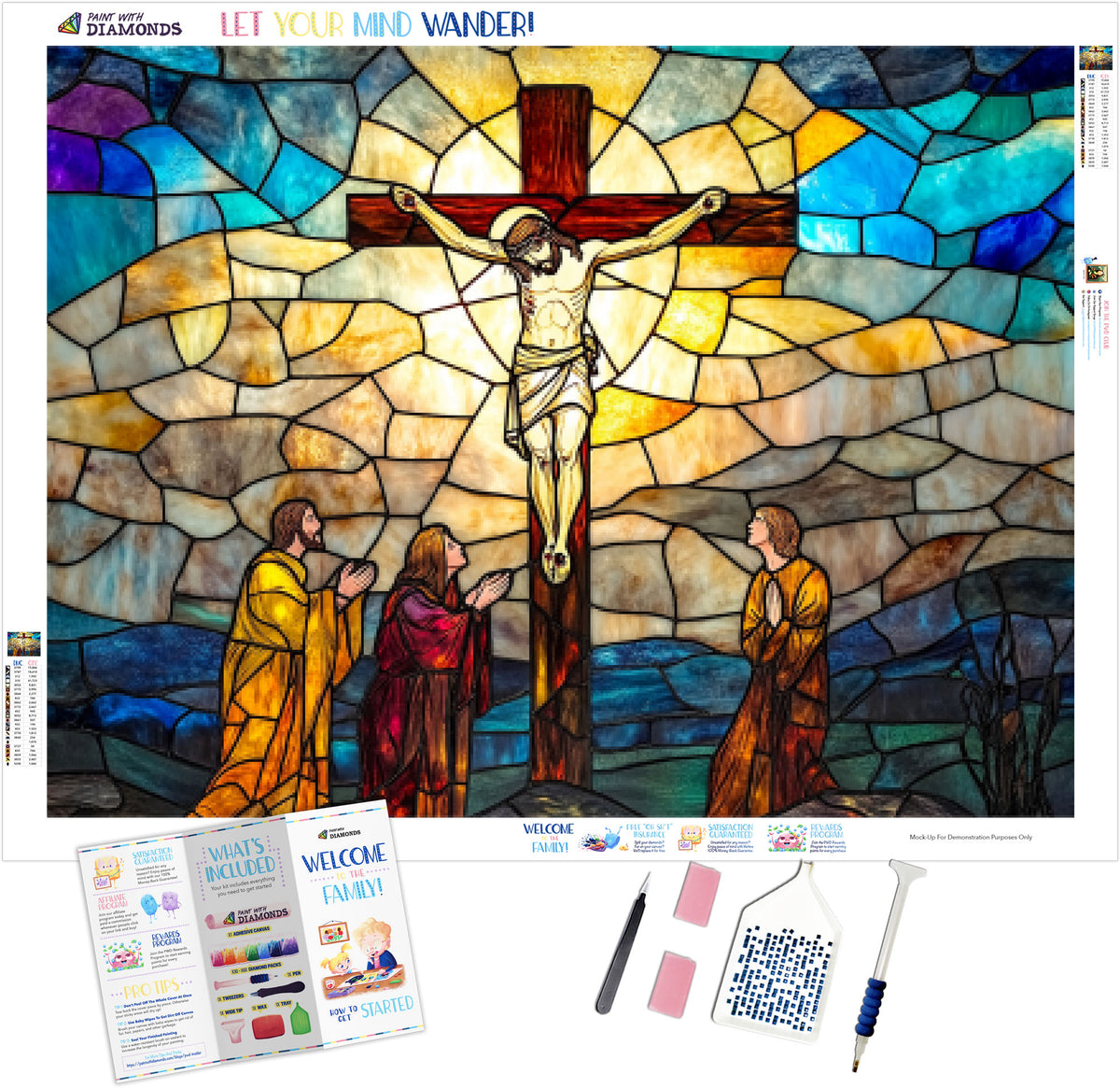 The Crucifixion Official Diamond Painting Kit | Diamond Art | Paint ...