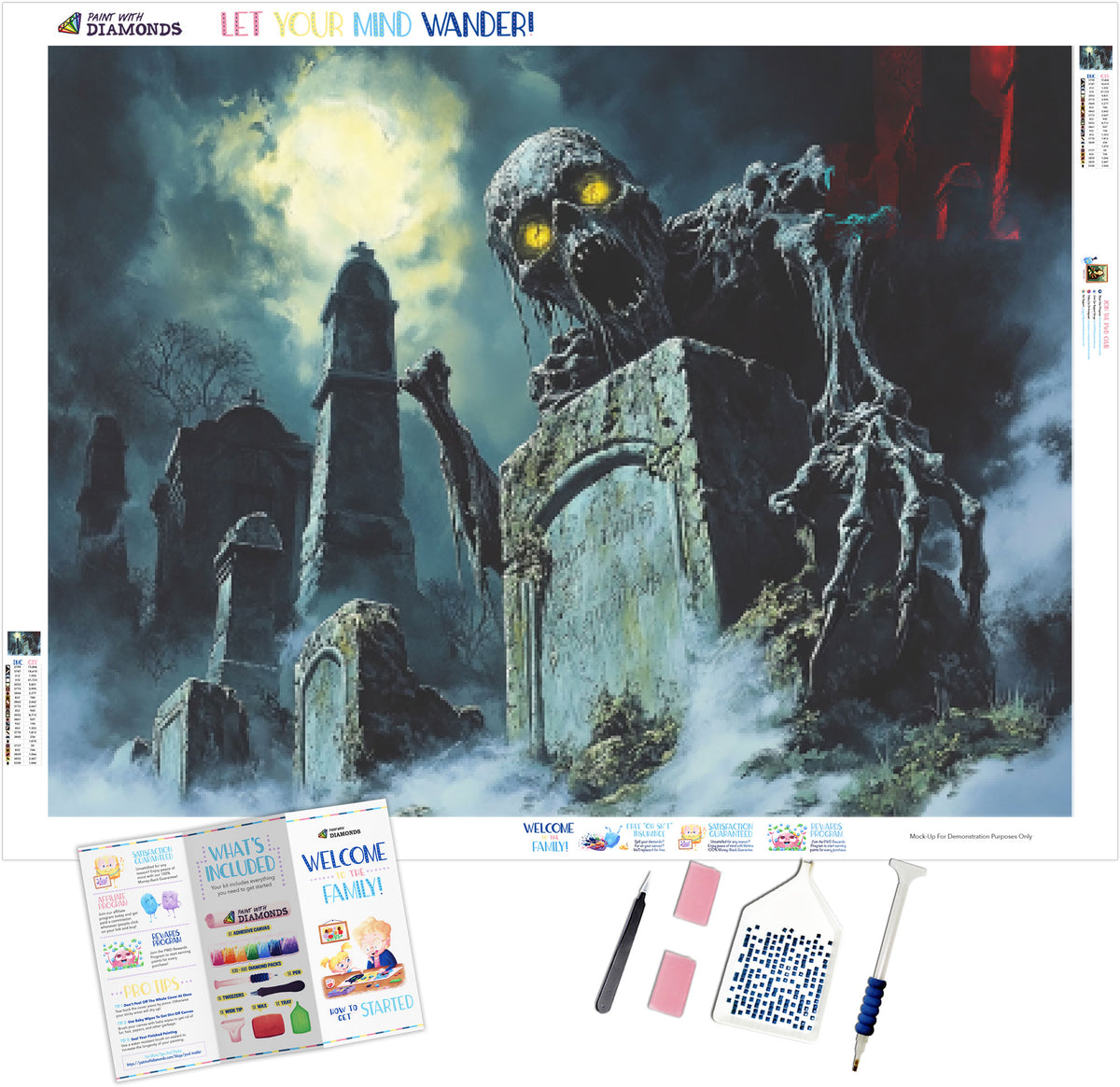 The Crypt Keeper’s Awakening Official Diamond Painting Kit | Diamond ...