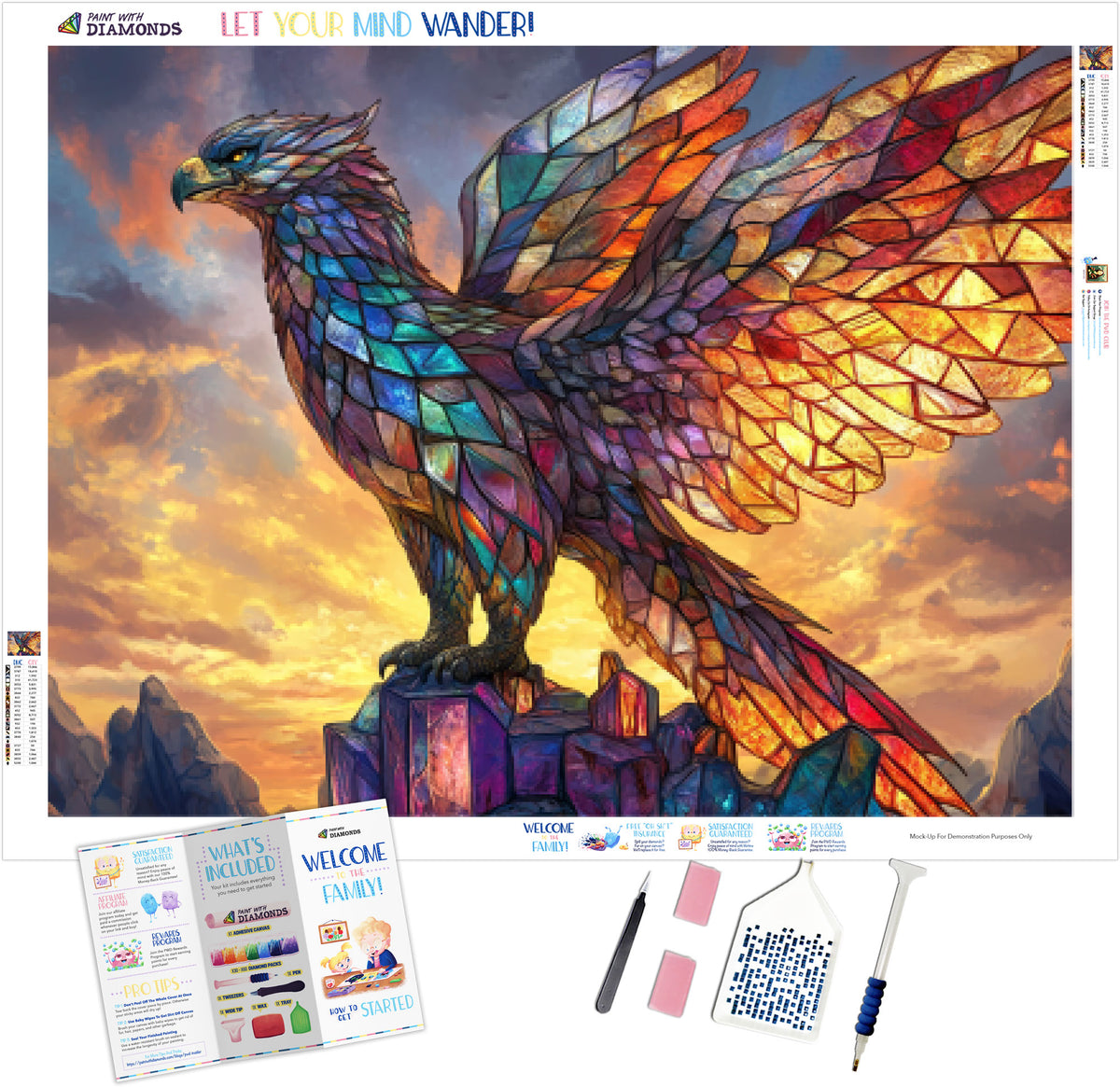 The Crystal Griffin Official Diamond Painting Kit | Diamond Art ...