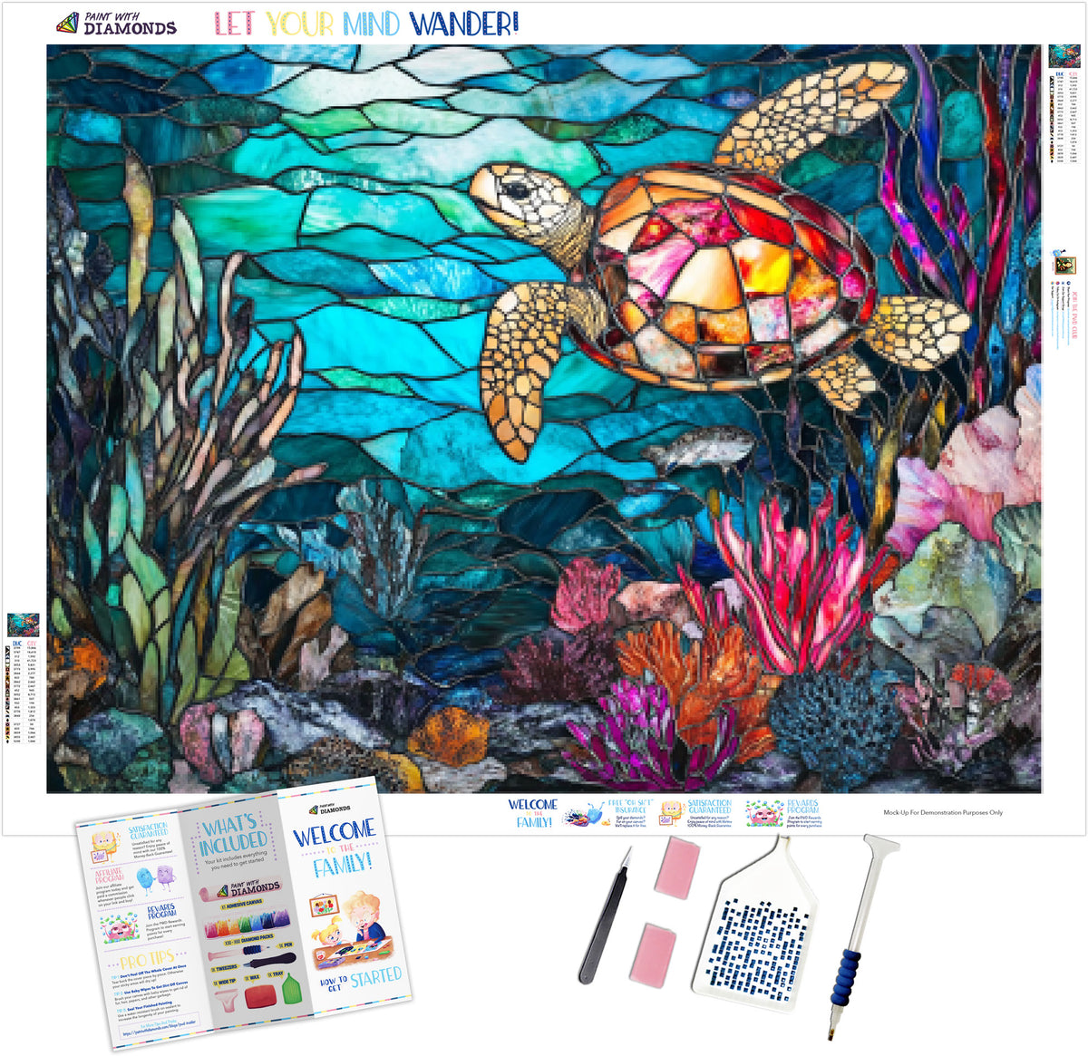 The Crystal Reef Official Diamond Painting Kit | Diamond Art | Paint ...