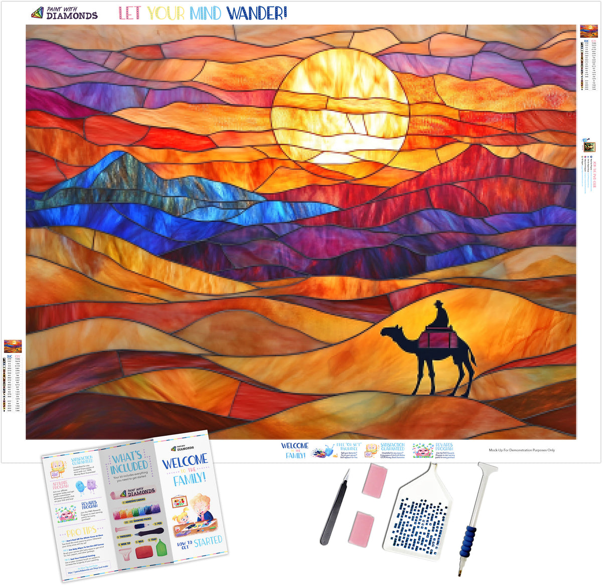 The Desert Mirage Official Diamond Painting Kit | Diamond Art | Paint ...
