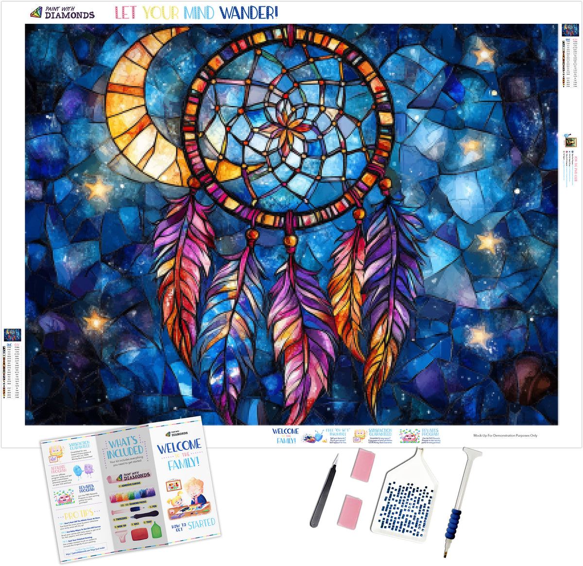 The Dreamcatcher’s Glow Official Diamond Painting Kit | Diamond Art ...