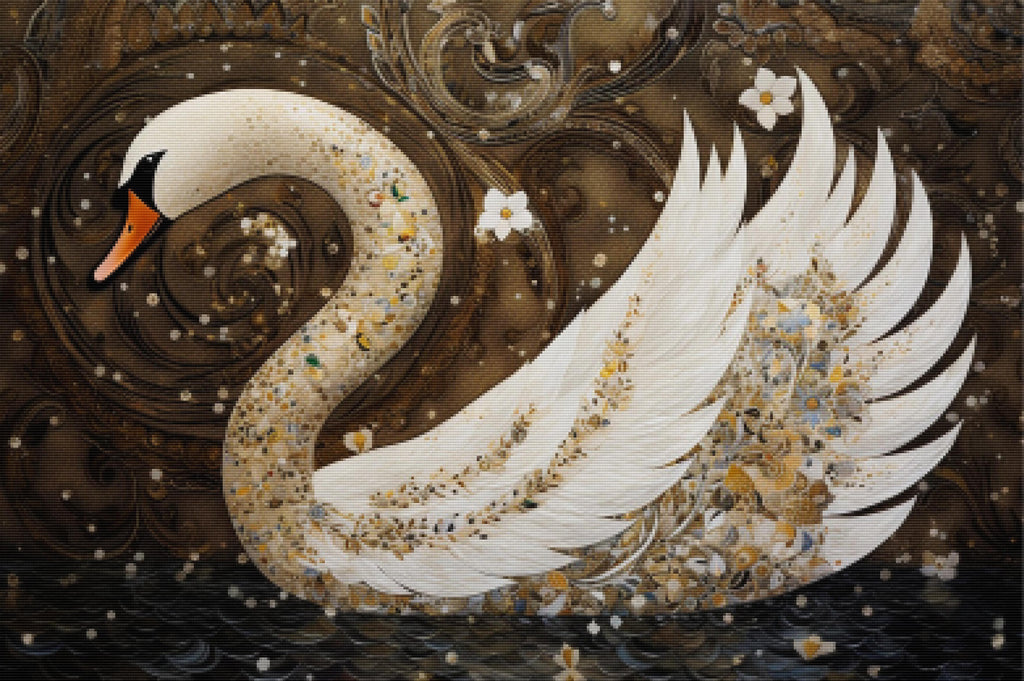 The Elegant Swan Official Diamond Painting Kit | Diamond Art | Paint ...