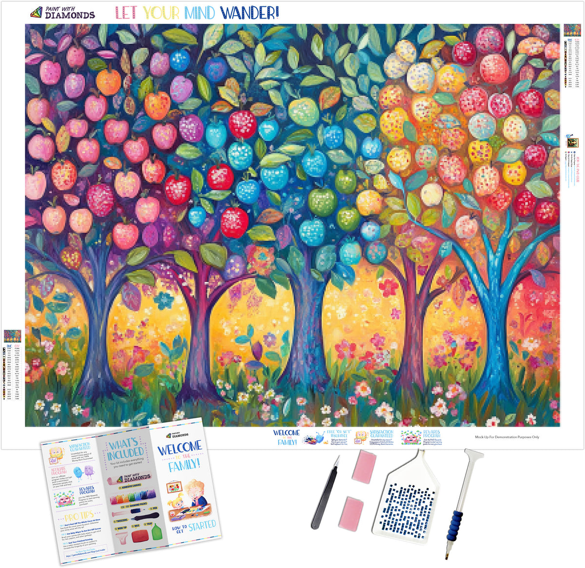 The Enchanted Orchard Official Diamond Painting Kit | Diamond Art ...