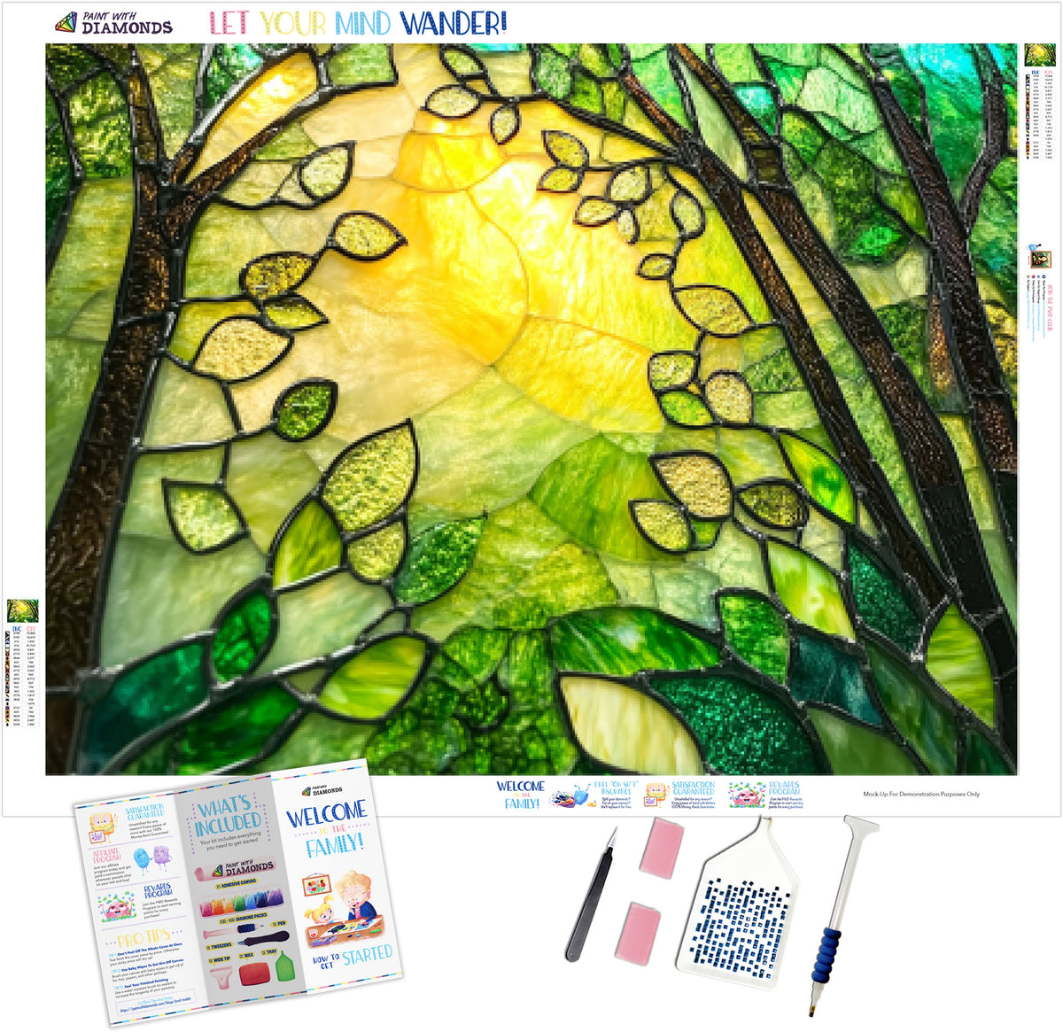 The Enchanted Spring Forest Official Diamond Painting Kit | Diamond ...