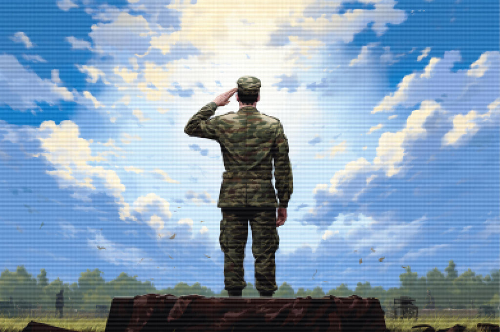 The Final Salute Diamond Painting Kit Paint With Diamonds Official