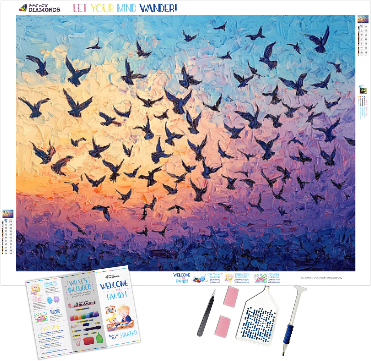 The Gathering Flock Official Diamond Painting Kit | Diamond Art ...