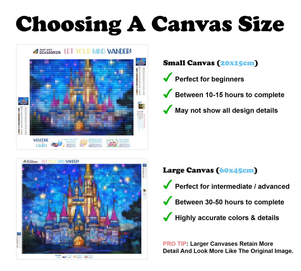 The Happily Ever After Castle Official Diamond Painting Kit | Diamond ...