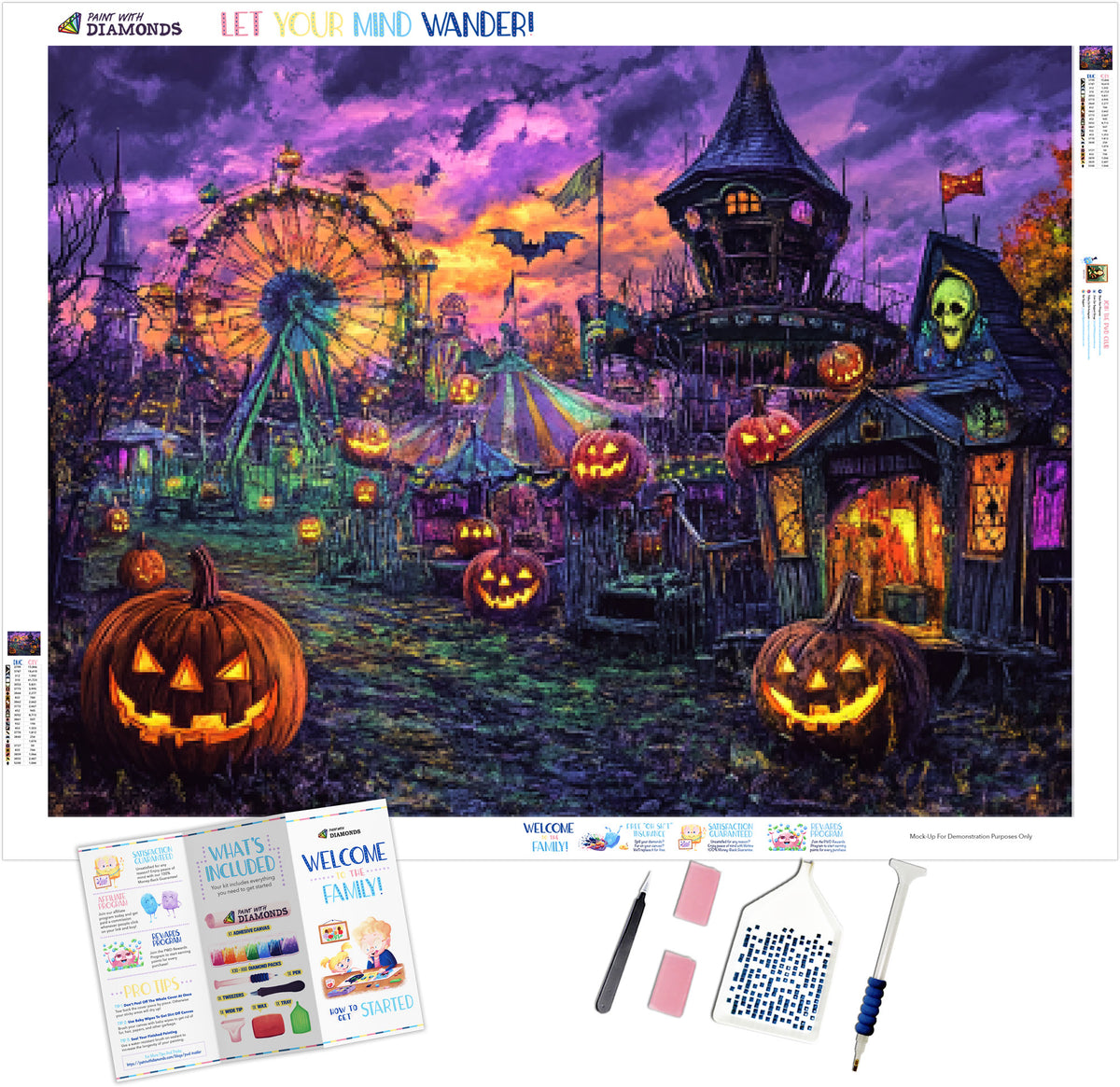 The Haunted Carnival of Horrors Official Diamond Painting Kit | – Paint ...