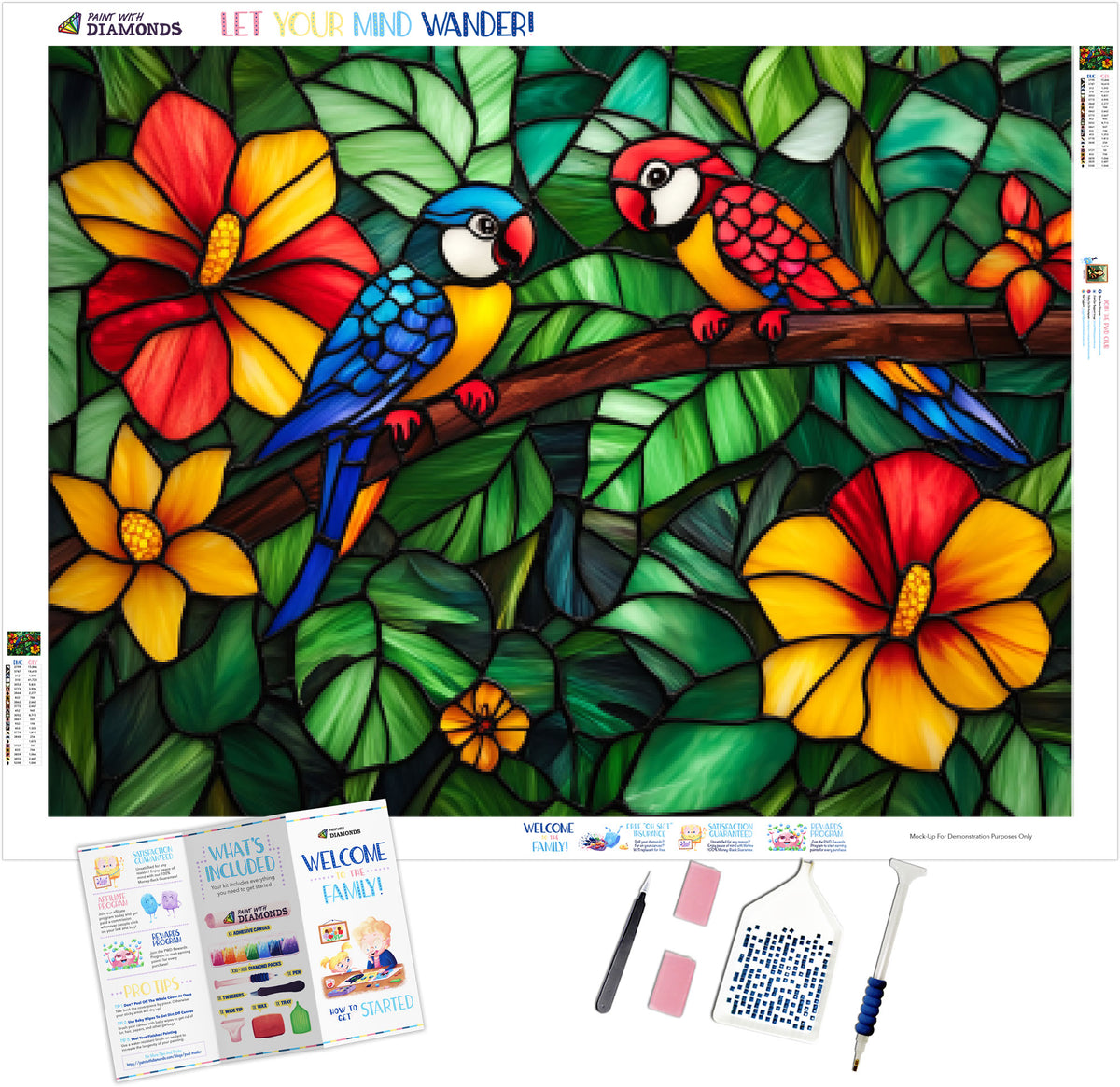 The Jungle Canopy Official Diamond Painting Kit | Diamond Art | Paint ...