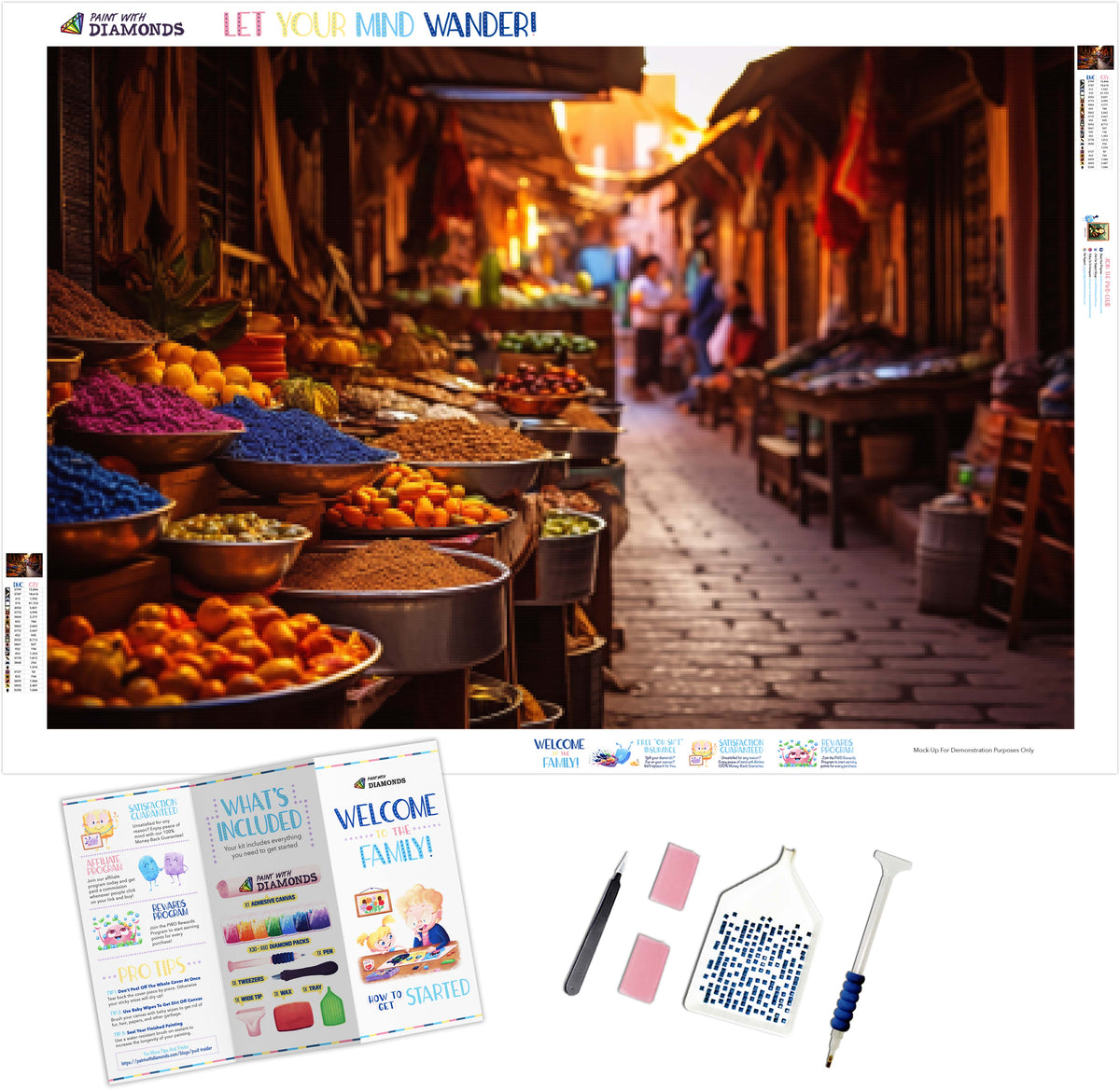 The Market of Marrakesh Diamond Painting Kit Paint With Diamonds