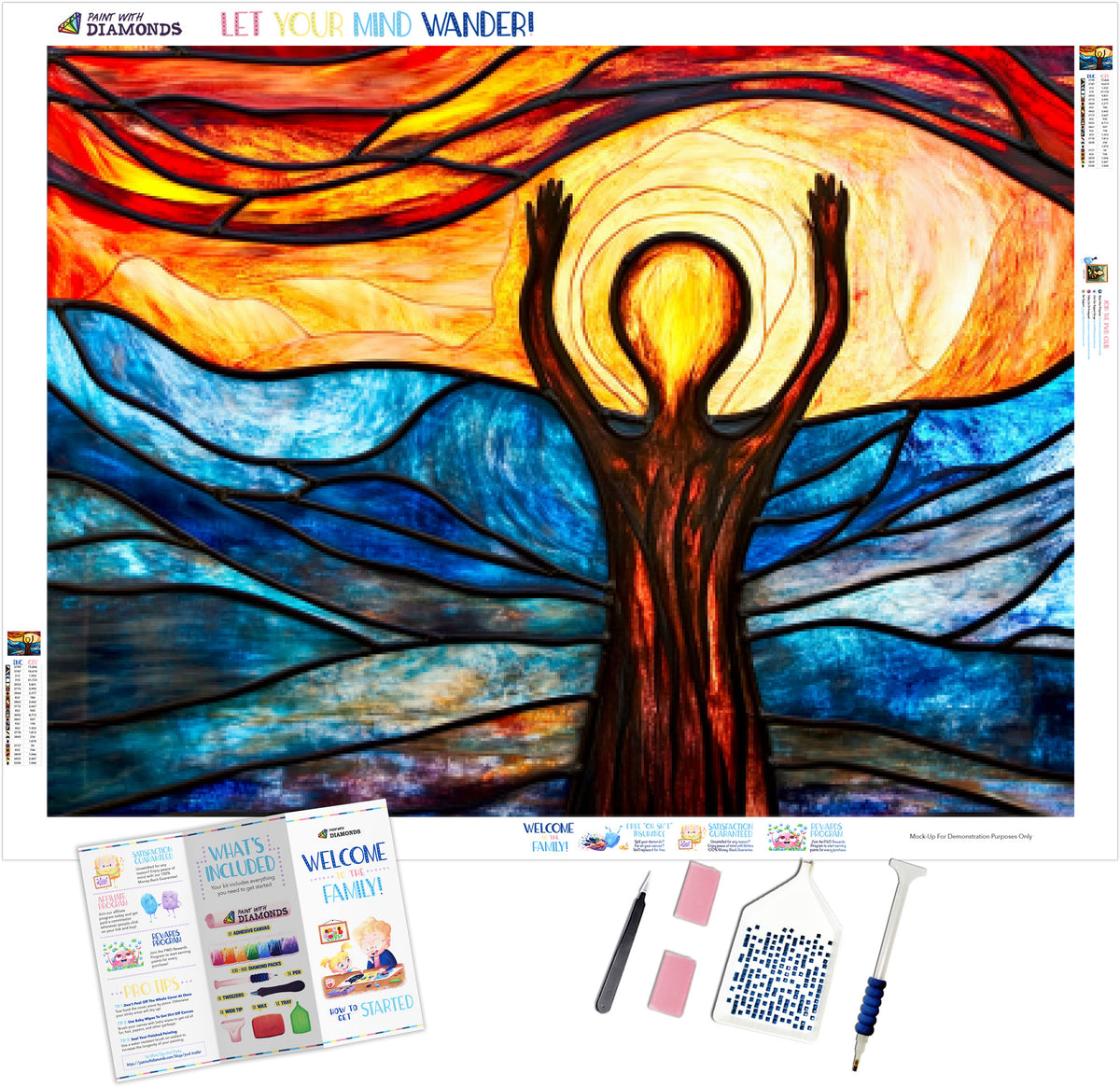 The Scream Dramatic Depiction Official Diamond Painting Kit | Diamond ...