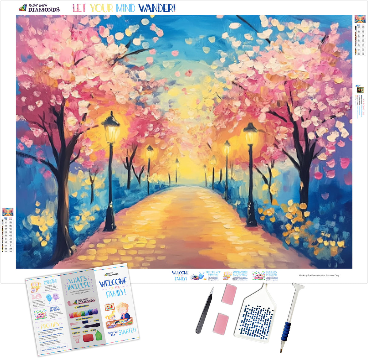 The Symphony of Spring Skies Official Diamond Painting Kit | Diamond ...