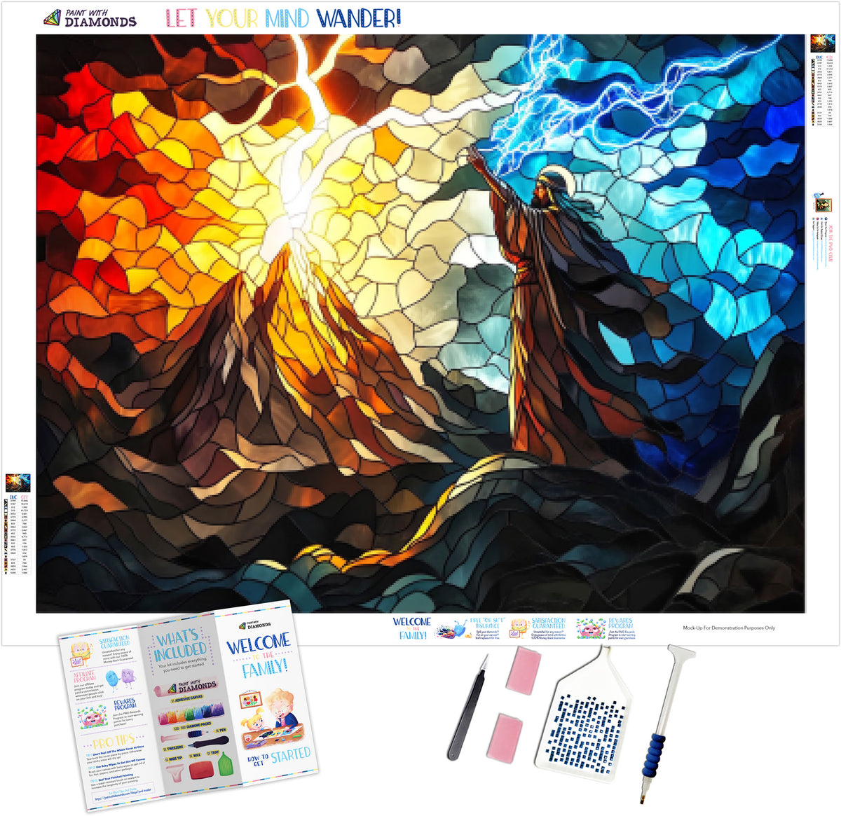 The Ten Commandments Official Diamond Painting Kit | Diamond Art ...