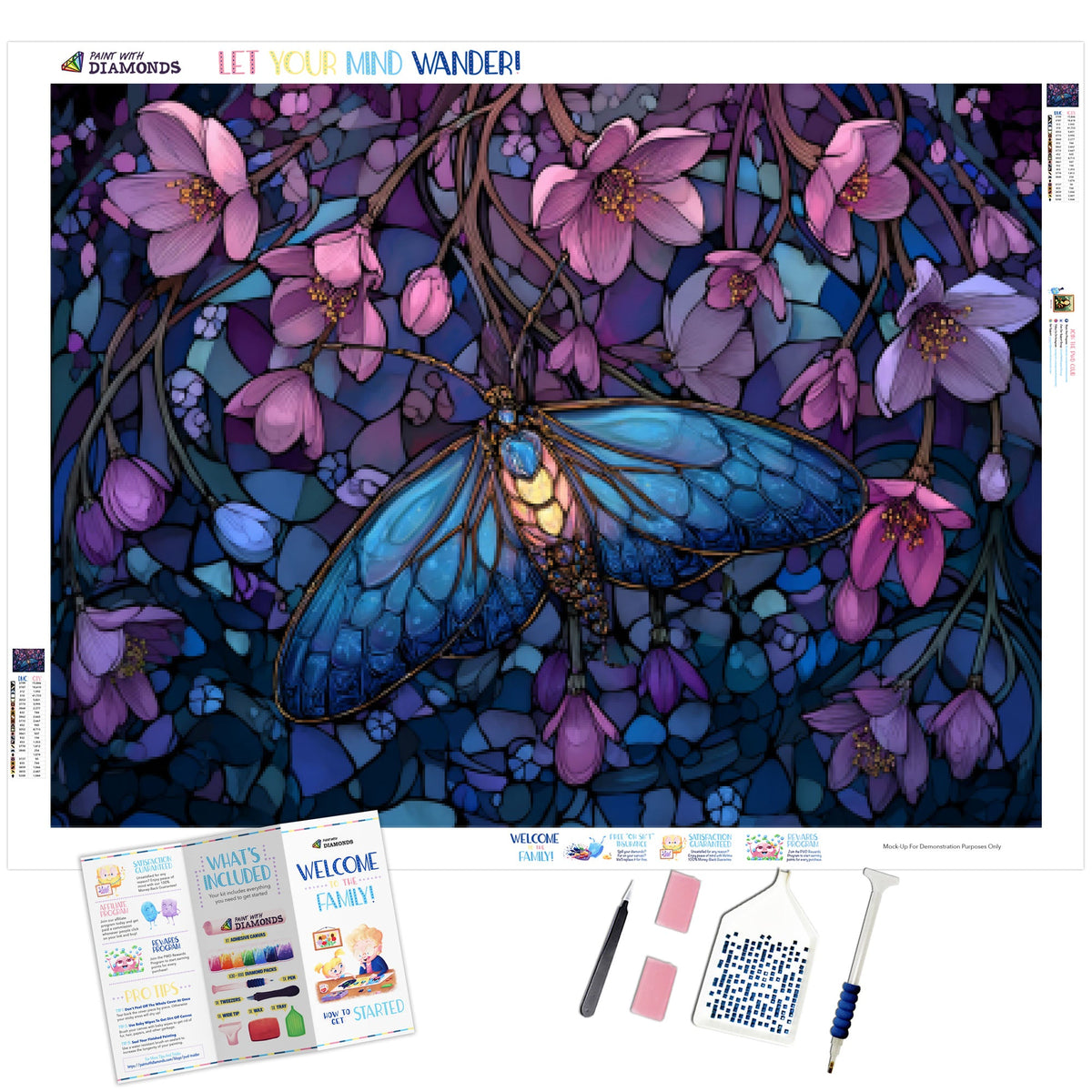 The Crystal Chrysalis Diamond Painting - Full Drill Kit | Paint With ...
