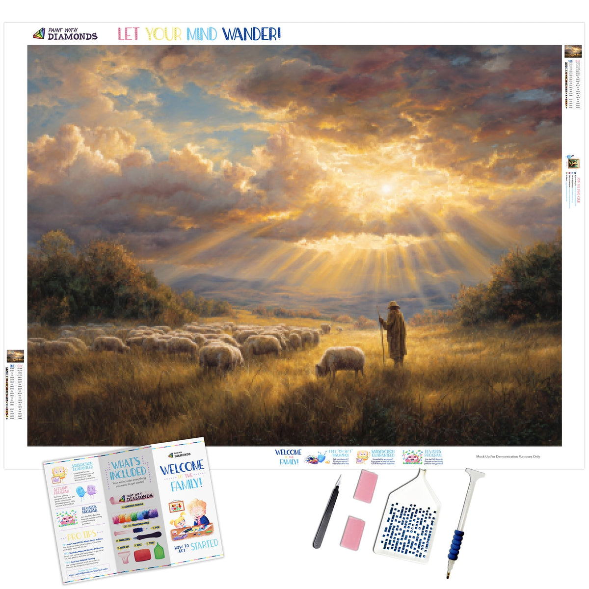 The Lord Is My Shepherd Diamond Painting - Full Drill Kit | Paint With ...
