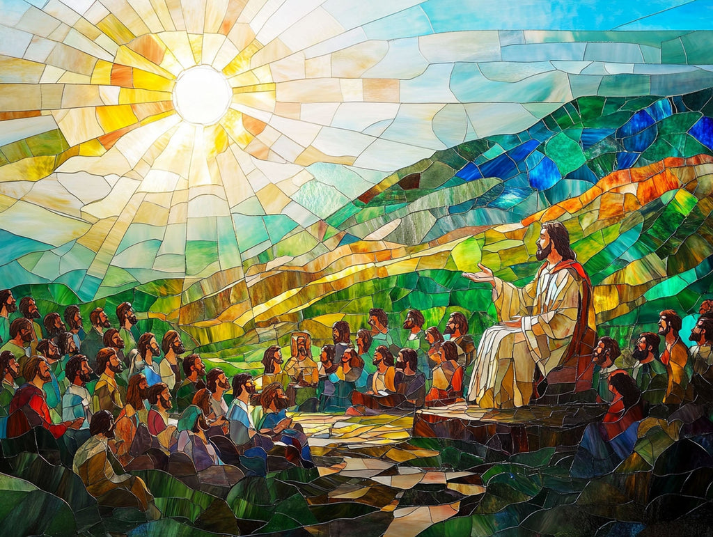 The Sermon On The Mount Jesus Diamond Painting - Full Drill Kit | Paint ...