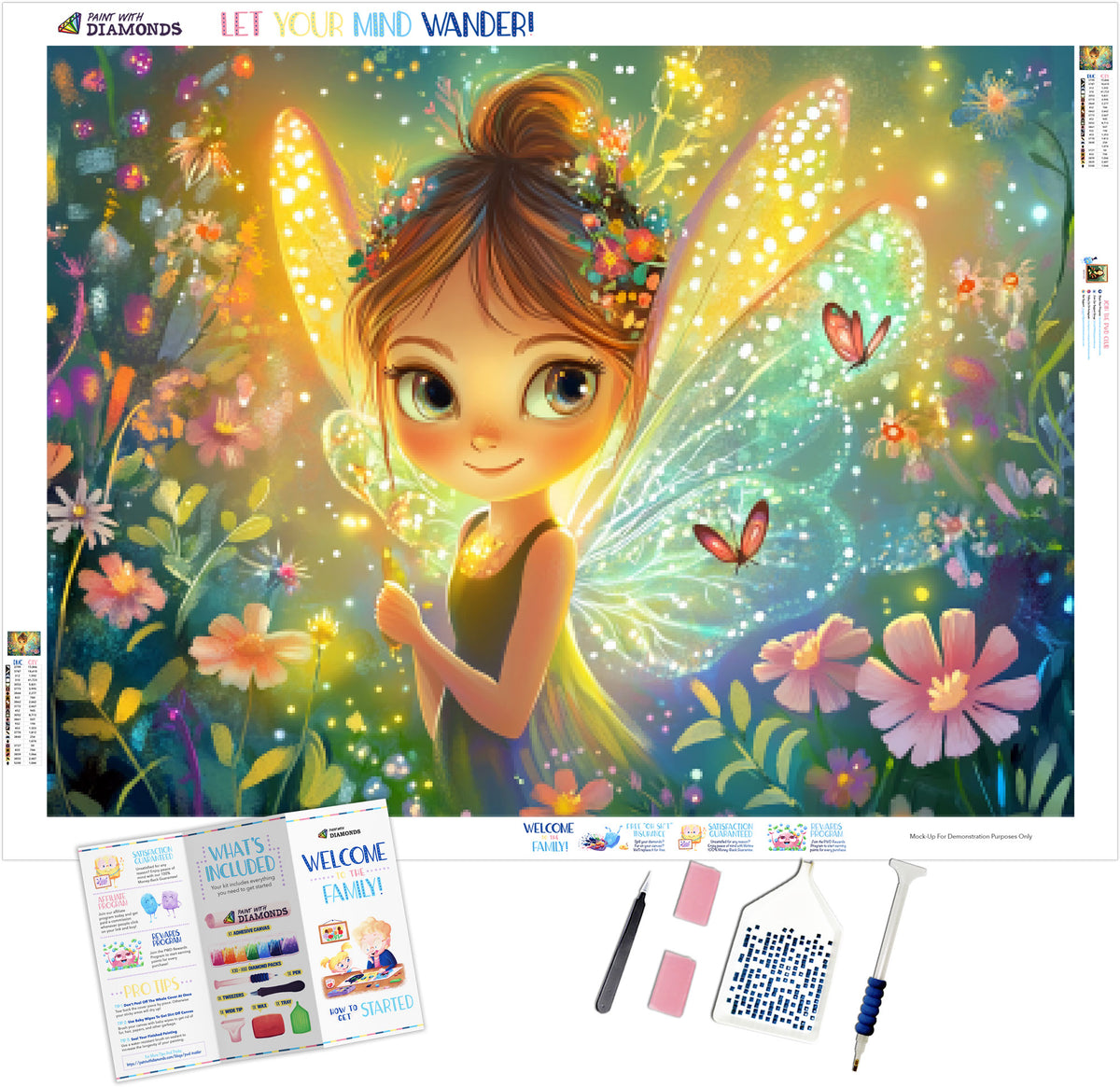 Tinker Garden Fairy Official Diamond Painting Kit | Diamond Art | Paint ...