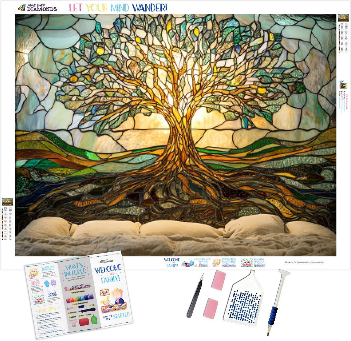 Tree of Life Enlightenment Official Diamond Painting Kit | Diamond Art ...