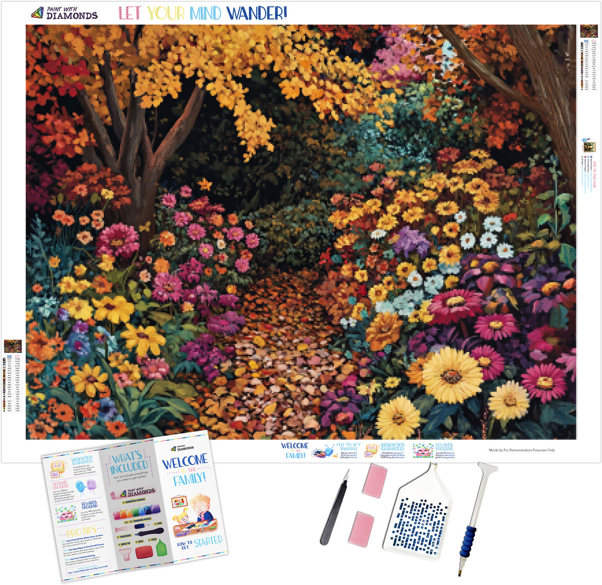 Trees In Autumn Colors Official Diamond Painting Kit | Diamond Art ...