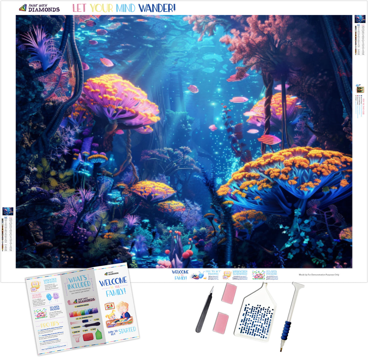 Underwater Alien World Official Diamond Painting Kit | Diamond Art ...