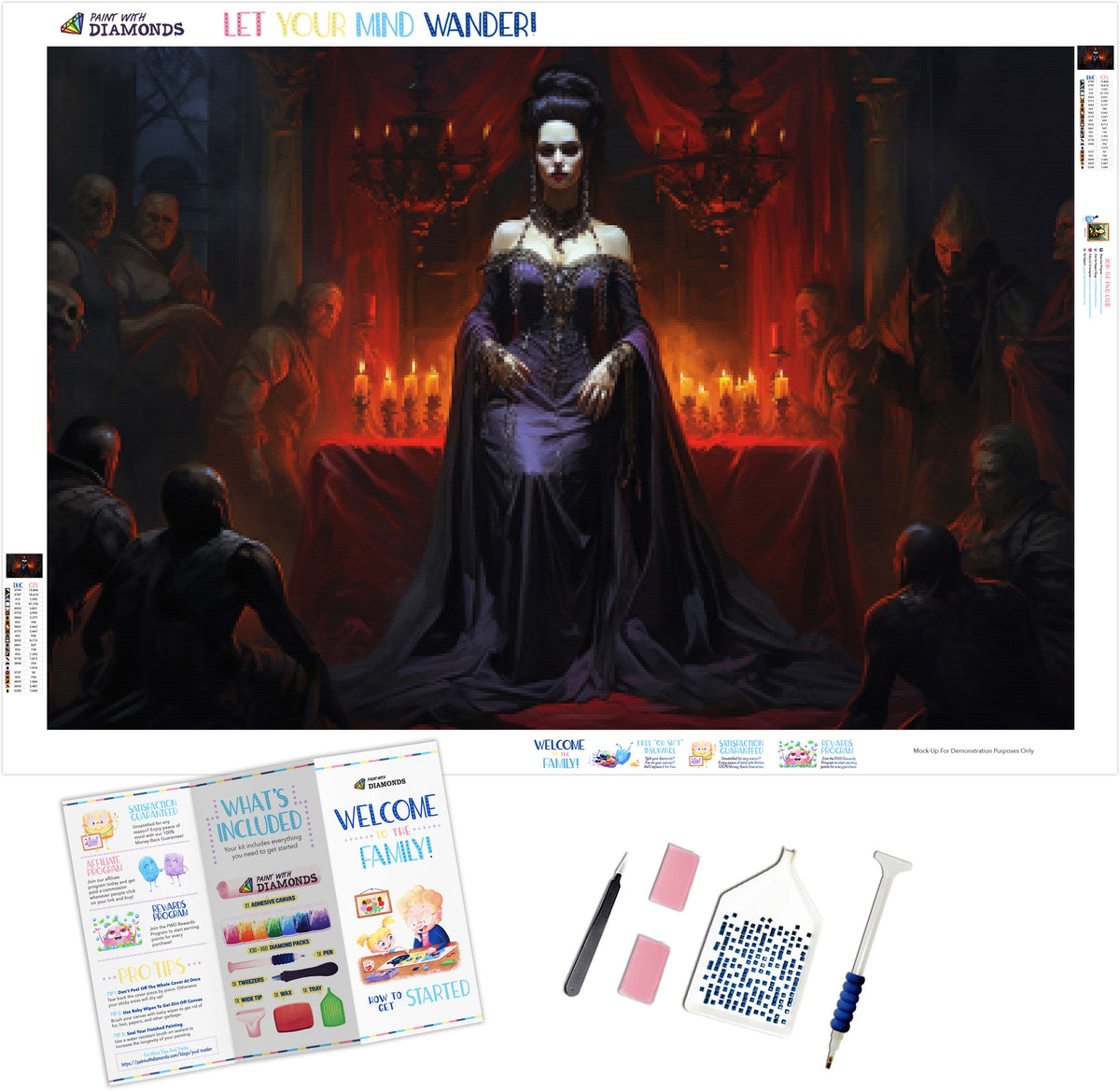 Vampire Court Diamond Painting Kit Paint With Diamonds Official