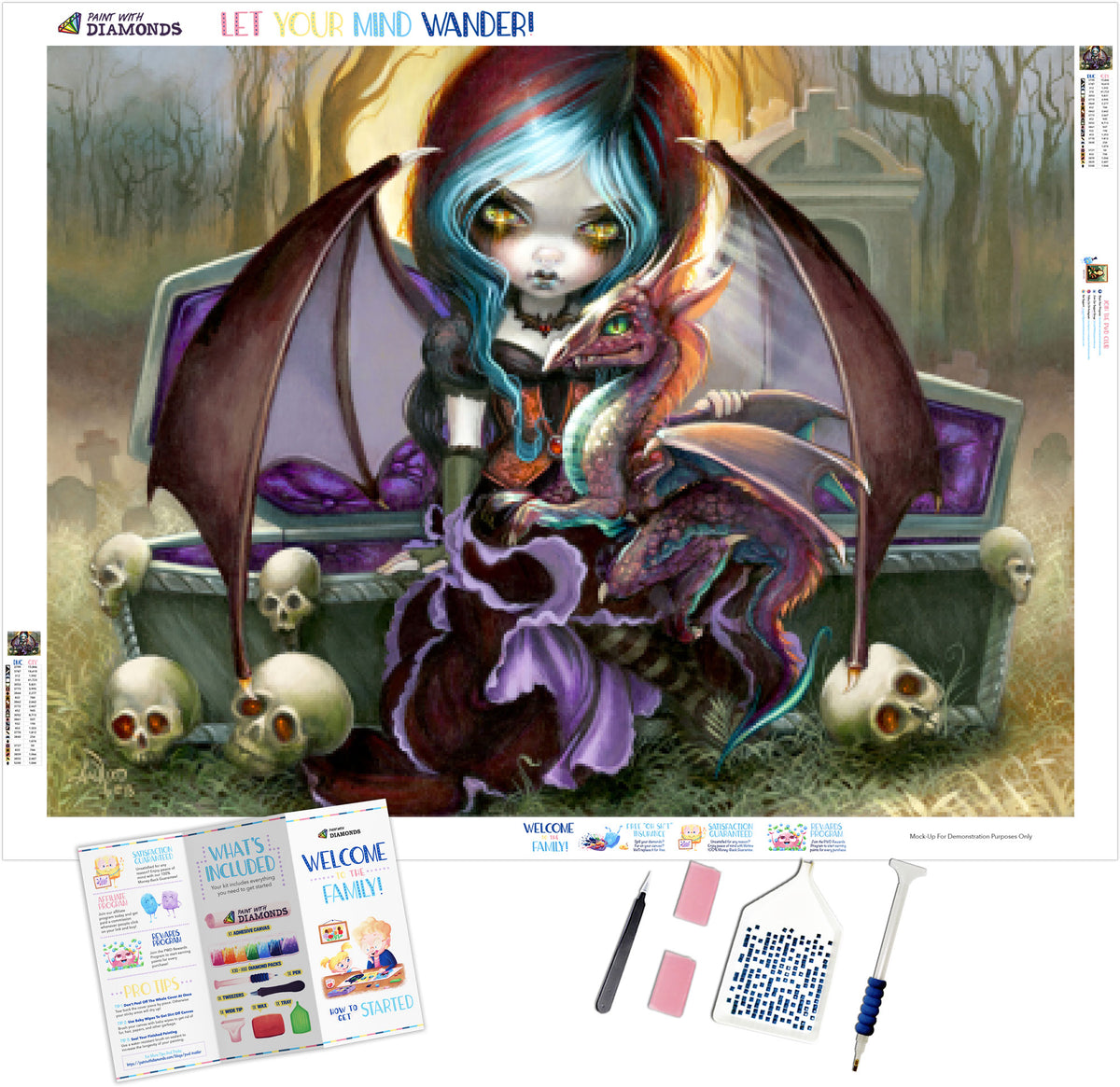 Vampire Dragonling – Paint With Diamonds