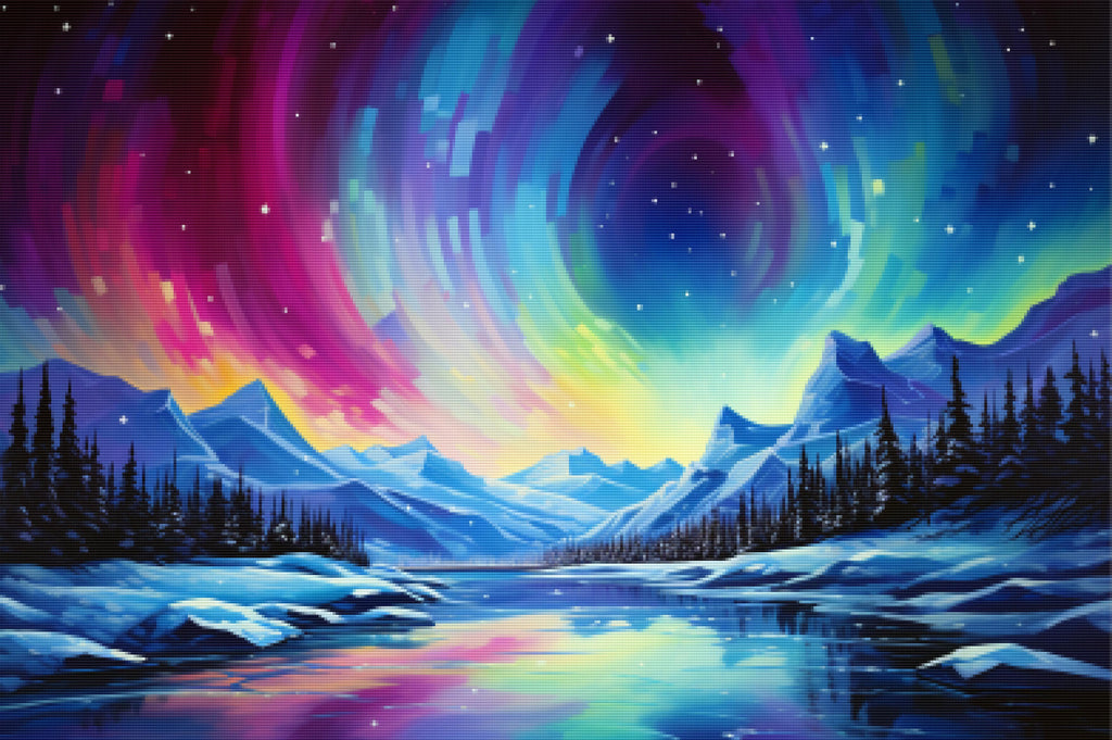 Vast Icy Landscape Diamond Painting Kit Paint With Diamonds Official