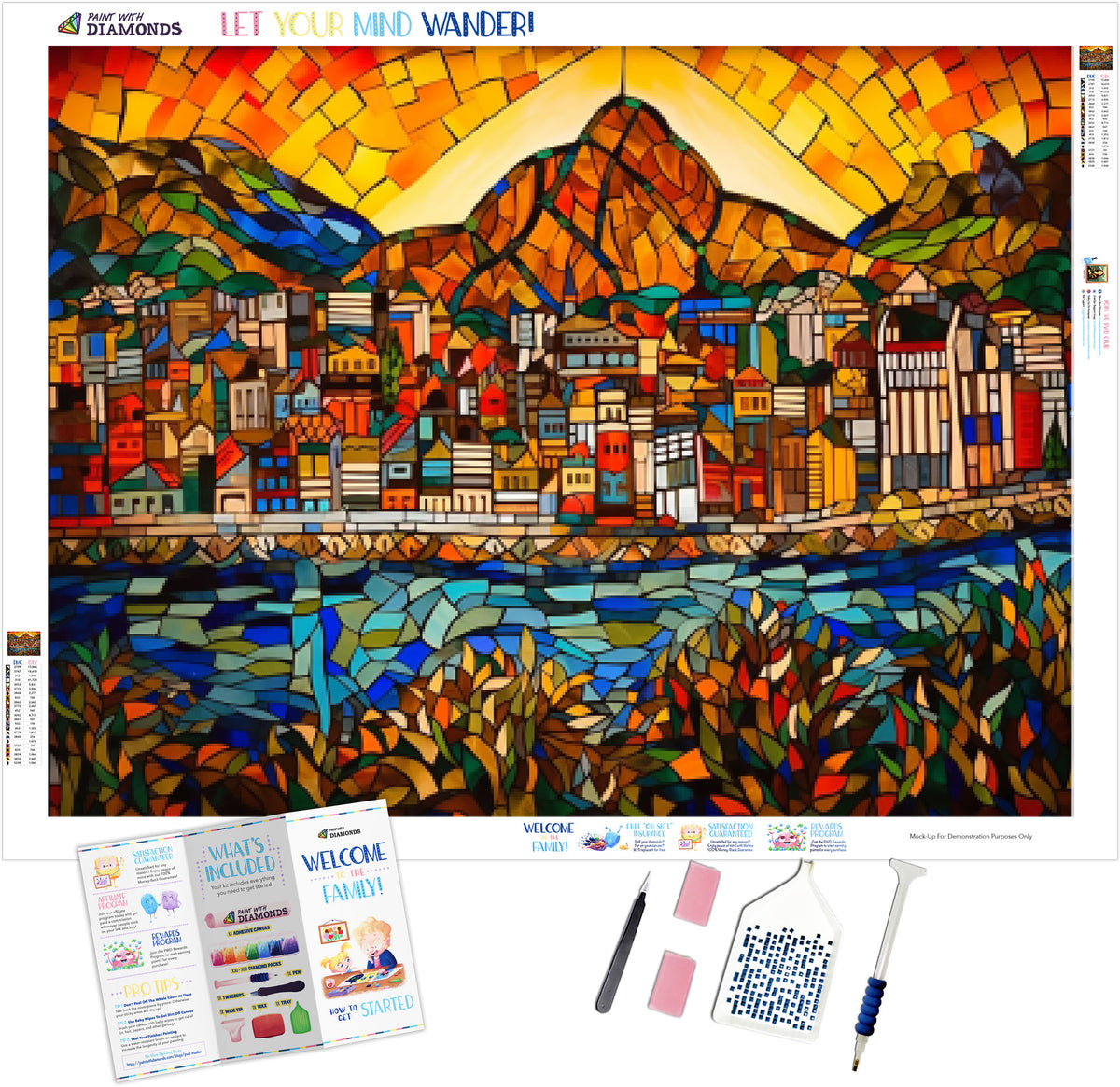 Vibrant Rio de Janeiro Beachfront Official Diamond Painting Kit ...