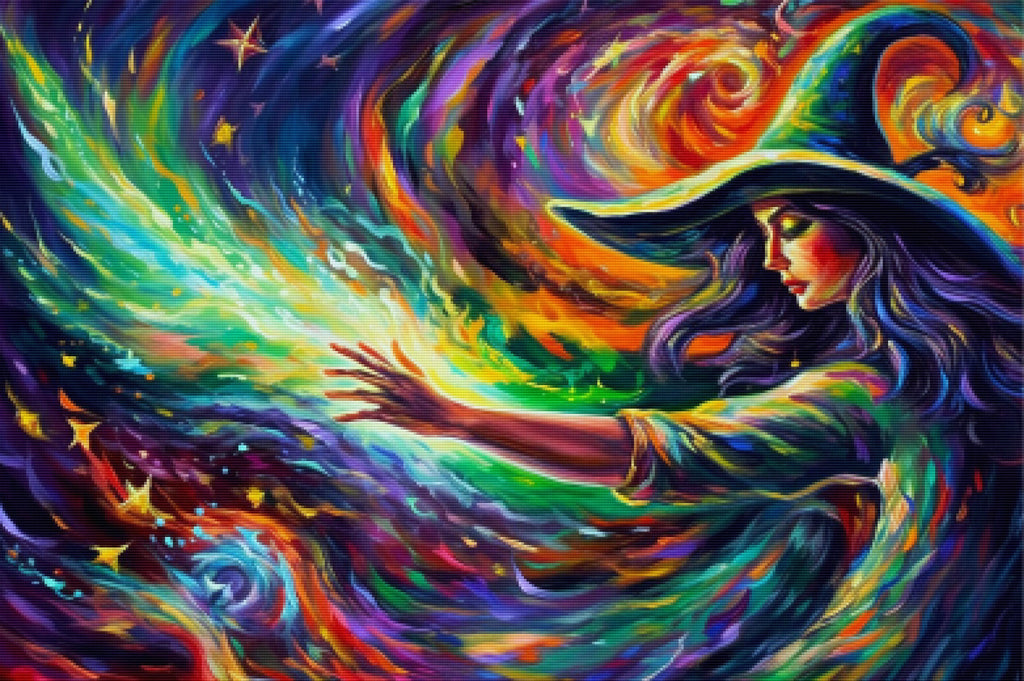 Vibrant Spell Casting Official Diamond Painting Kit | Diamond Art ...