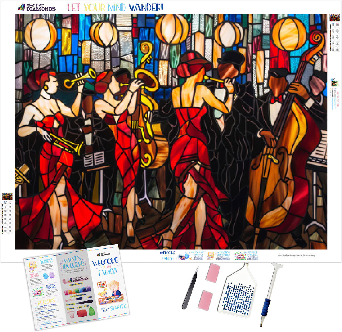 Vintage 1920s Jazz Club Scene Official Diamond Painting Kit | Diamond ...