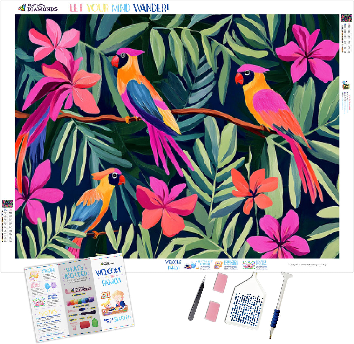 Vivid Jungle Scene – Paint With Diamonds
